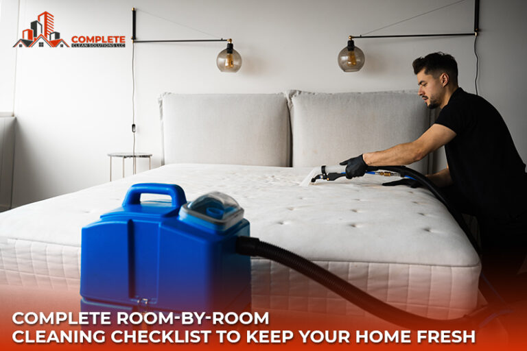 Room-by-Room Home Cleaning Guide and Task Checklist